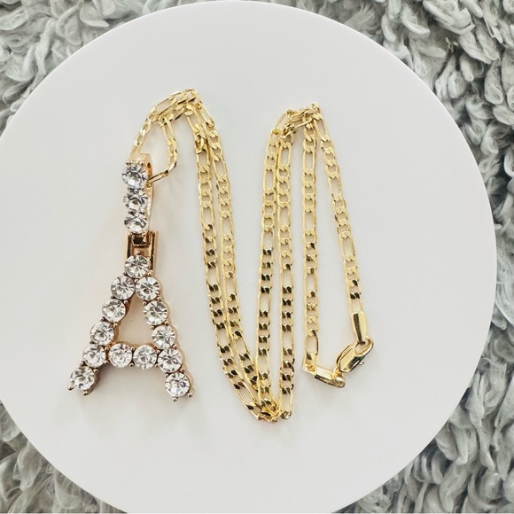 Jewelry | New 14k Gold Plated Letter A Initial Necklace | Poshmark
